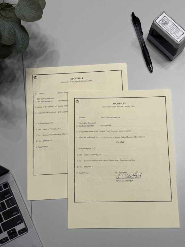 Federal Apostille Services for FBI Background Checks in Orange County ...